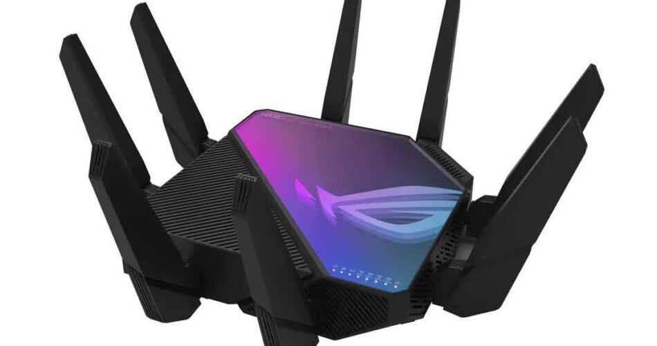 Asus ROG Rapture GT-AXE16000 – världens första WiFi 6E med quad-band