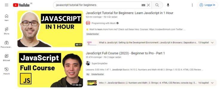 Lär dig Javascript – bästa tipsen & guider